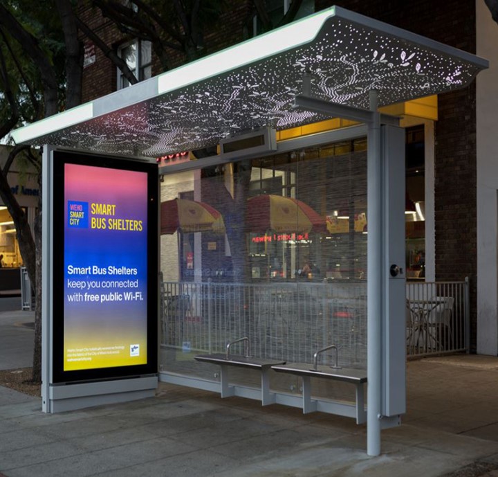 Smart LED Bus Shelter Displays - Vision Media UK